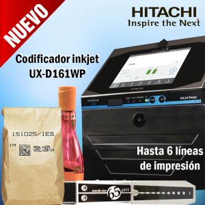 Codificadora inkjet UX HITACHI ¡Nuevo modelo! – Industrial Cody